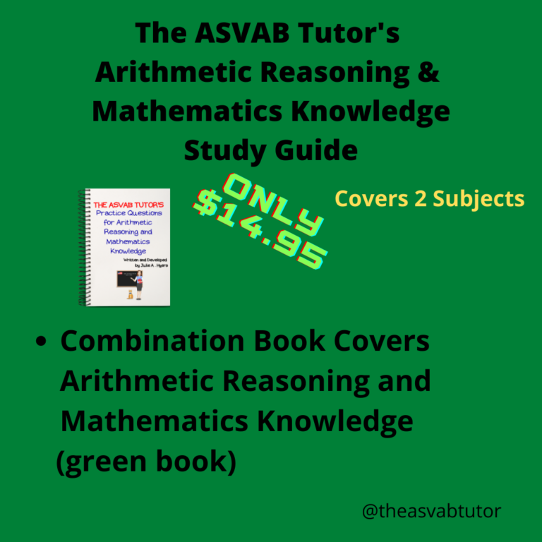 The ASVAB Tutor's Arithmetic Reasoning & Mathematics Knowledge Study ... The ASVAB Tutor's Arithmetic Reasoning & Mathematics Knowledge Study ...