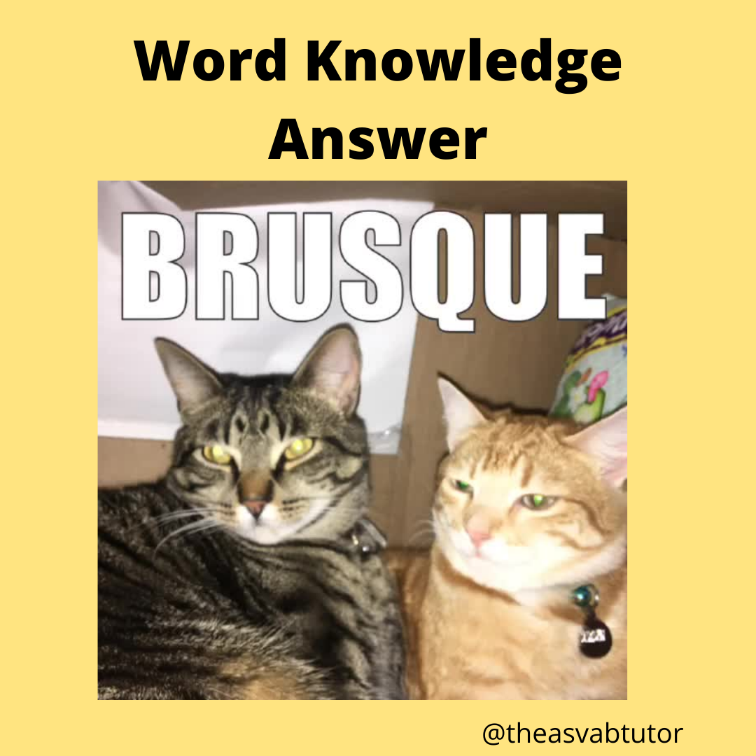 The ASVAB Tutor Presents Meaning of Vocabulary Word The ASVAB Tutor Presents Meaning of Vocabulary Word