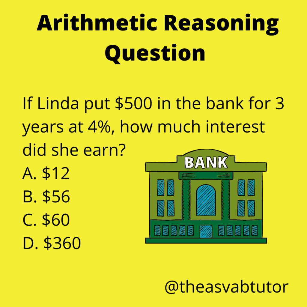 The ASVAB Tutor Presents Arithmetic Reasoning Question on Interest Rate ...